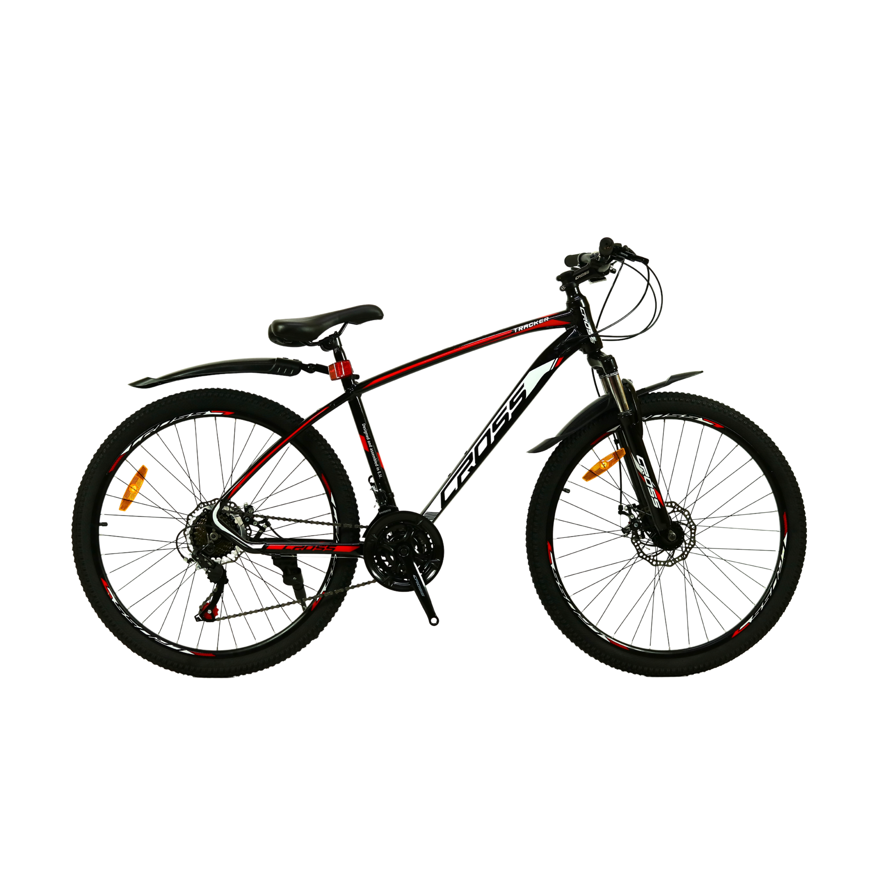 Купить Велосипед CROSS Tracker 26" 17" Черный-Красный 8887898 в ...