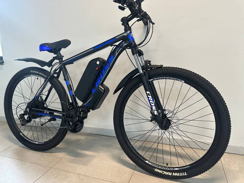 Купити Електро велосипед Cross Hunter 29 рама 20 алюміній Комплект 500W ...